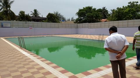New Swimming pool in Tanuku | Commissioner and Director of Municipal ...